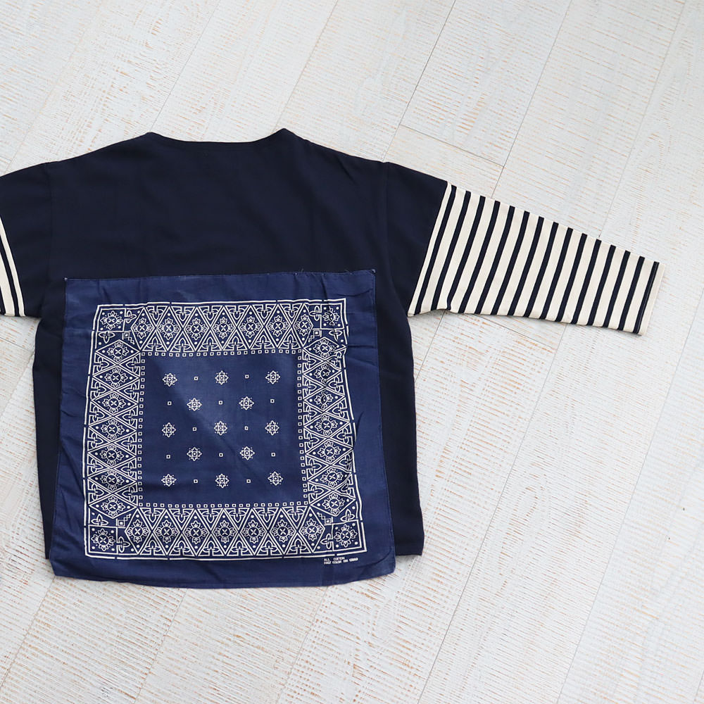 CAL O LINE(キャルオーライン) BANDANA BASQUE BORDER T
